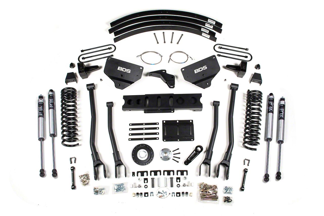BDS RAM 3500 8-Inch 4-Link Suspension Lift Kit with 5-Inch Rear Lift ...