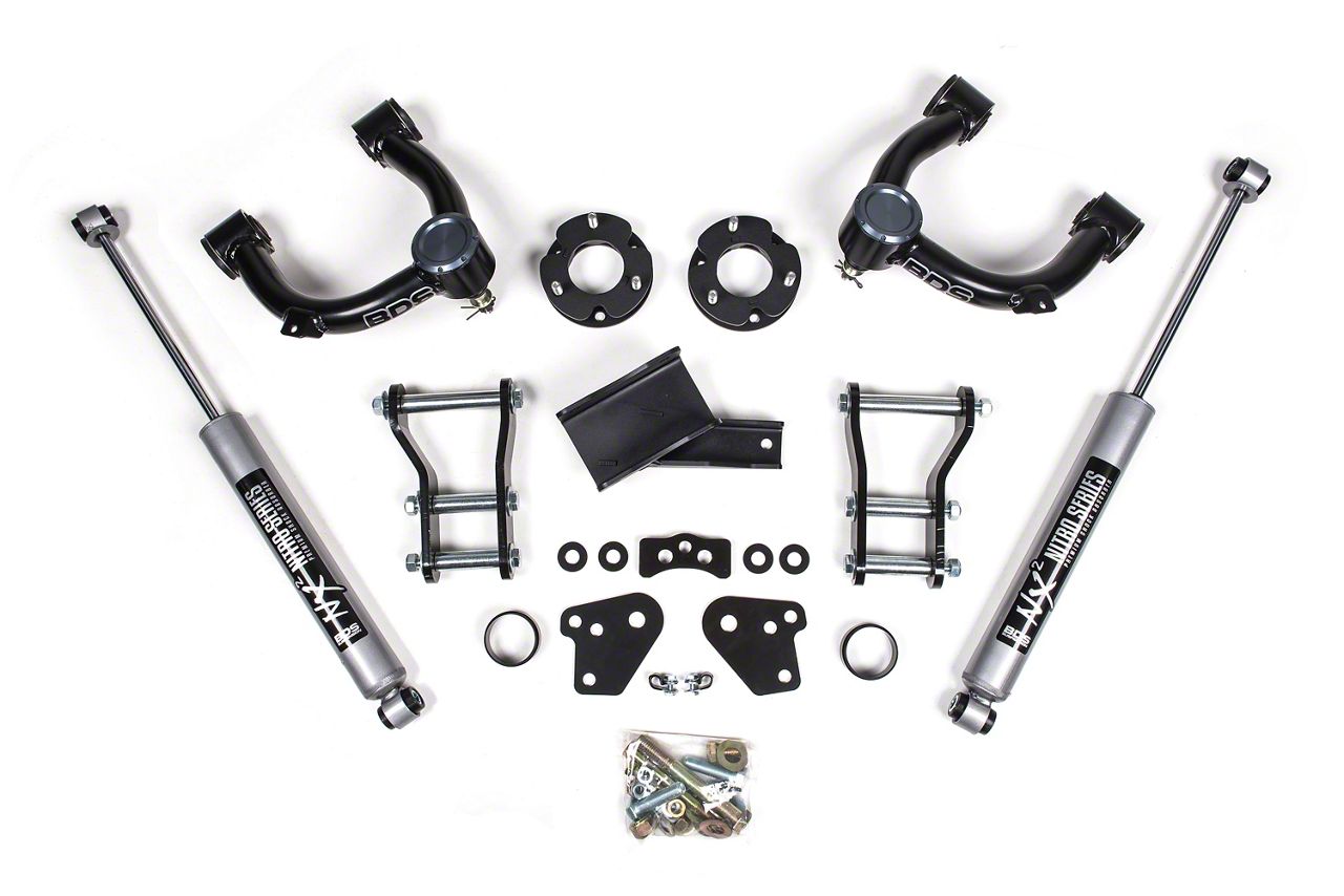 BDS Ranger 3.50-Inch Strut Spacer Suspension Lift Kit with 1-Inch Rear ...