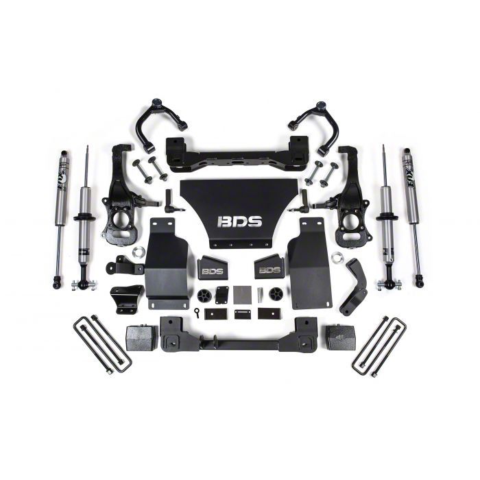 BDS Sierra 1500 6-Inch Snap Ring Coil-Over Suspension Lift Kit with FOX ...