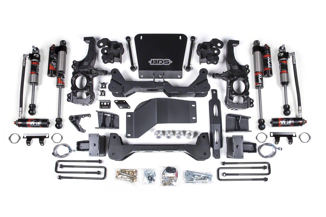 BDS Sierra 3500 6.50-Inch Suspension Lift Kit with 6-Inch Rear Lift ...
