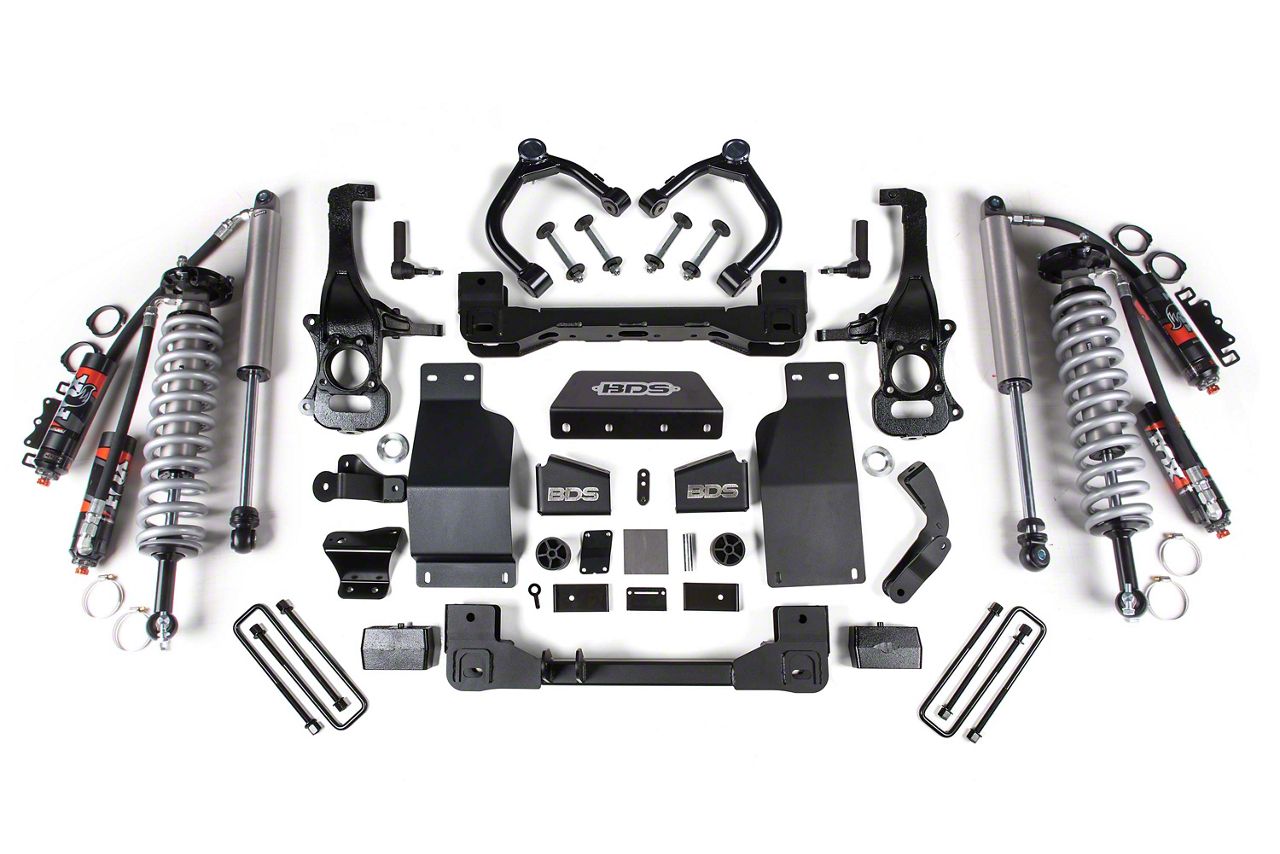 BDS Silverado 1500 4-Inch Suspension Lift Kit with Rear Lift Blocks ...