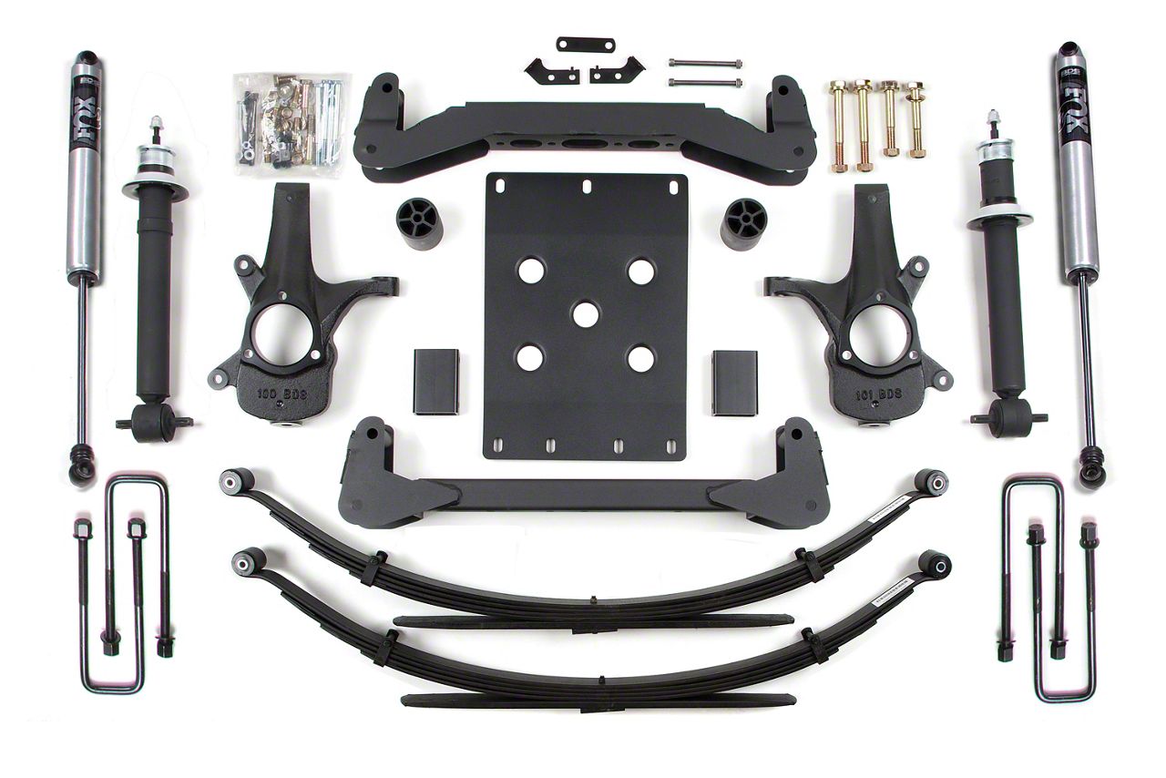 BDS Silverado 1500 6-Inch Suspension Lift Kit with Rear Leaf Springs ...