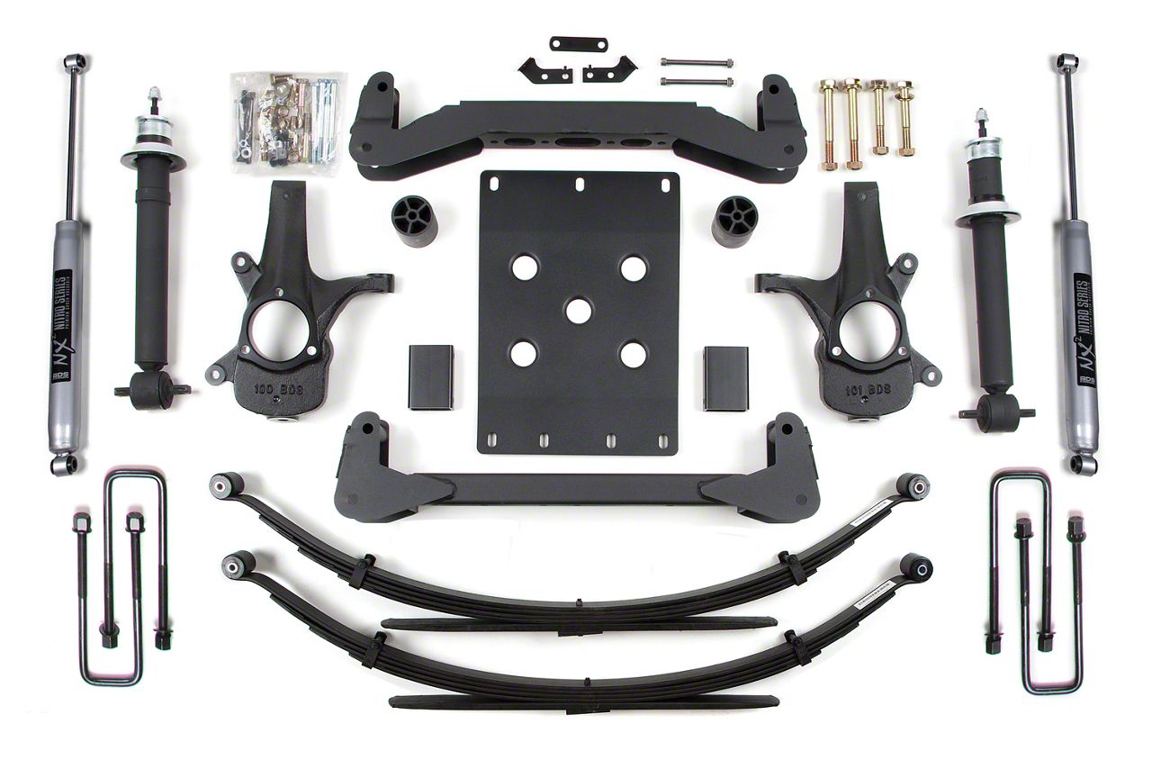 BDS Silverado 1500 6-Inch Suspension Lift Kit with Rear Leaf Springs ...