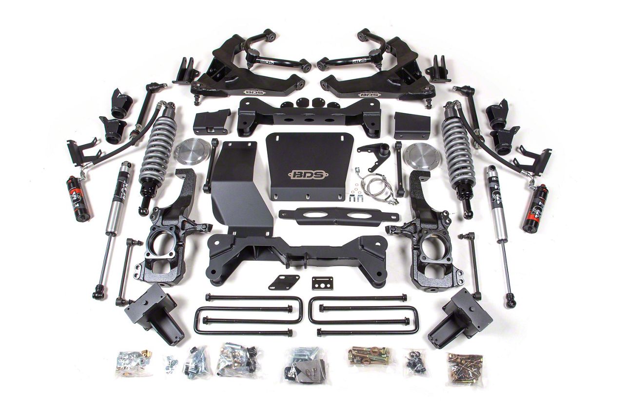BDS Silverado 2500 6.50-Inch Suspension Lift Kit with Rear Lift Blocks ...