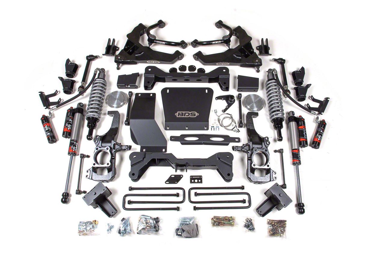 BDS Silverado 2500 6.50-Inch Suspension Lift Kit with Rear Lift Blocks ...