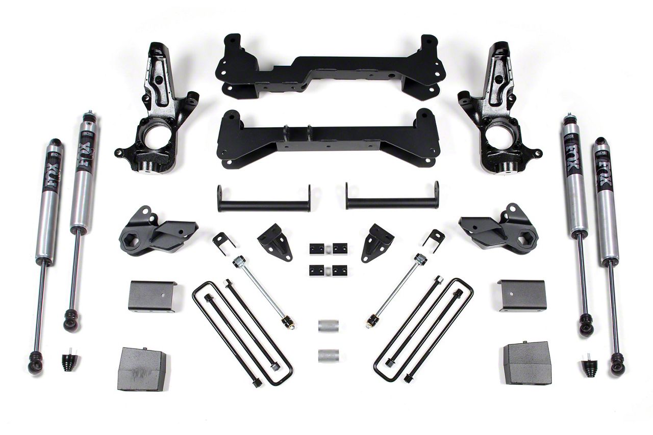 BDS Silverado 2500 7-Inch Suspension Lift Kit with FOX 2.0 Performance ...