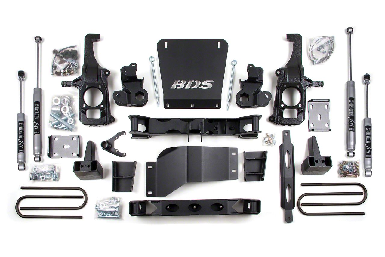 BDS Silverado 3500 6.50-Inch High Clearance Suspension Lift Kit with 5 ...
