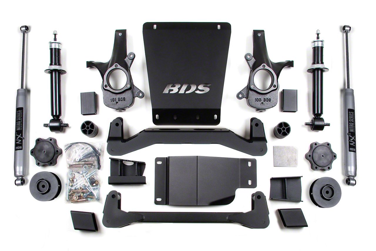 BDS Yukon 4-Inch Suspension Lift Kit with 2-Inch Rear Coil Spring ...