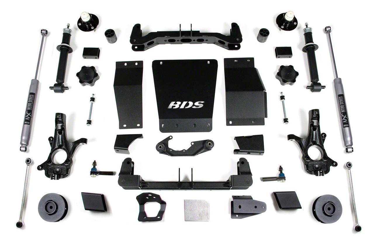 BDS Yukon 4-Inch Suspension Lift Kit with Rear Coil Springs with NX2 ...