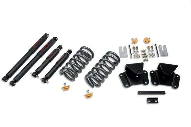 Belltech Dakota Lowering Kit with Nitro Drop II Shocks; 1-Inch Front ...