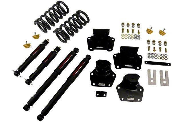 Belltech Dakota Lowering Kit with Nitro Drop II Shocks; 2-Inch Front ...