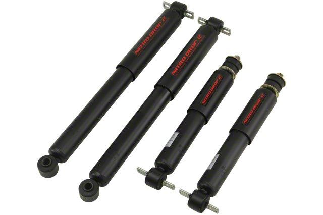 Belltech Dakota Nitro Drop II Front and Rear Shocks for 2-Inch Front ...