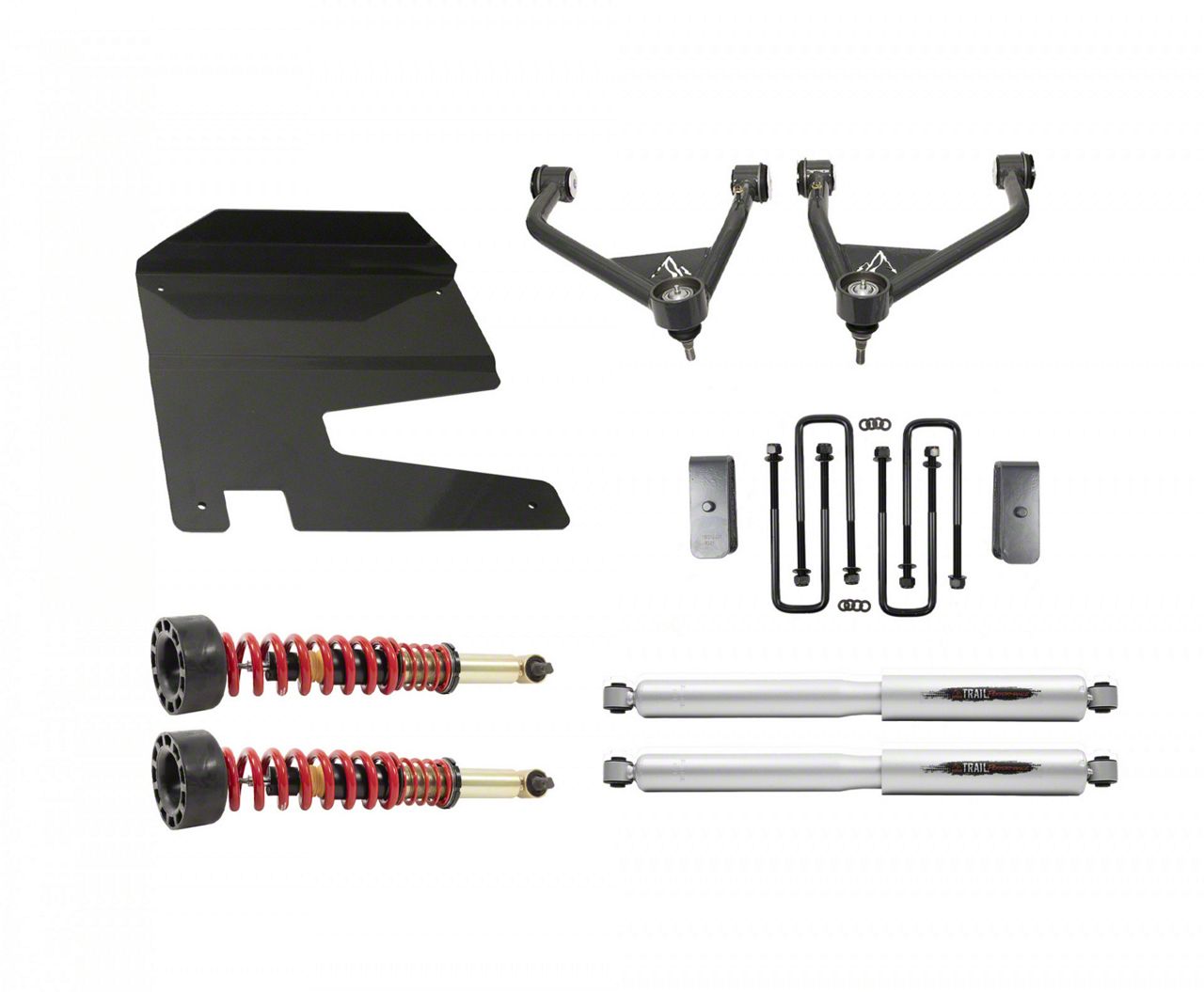 Belltech Sierra 1500 4-Inch Suspension Lift Kit with Trail Performance ...