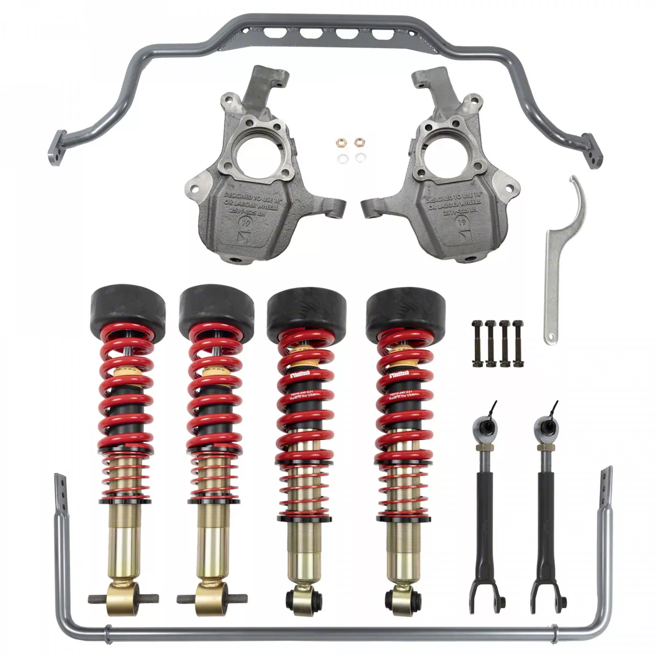 Belltech Tahoe Height Adjustable Lowering Coil-Over Kit for 2.50 to 3. ...