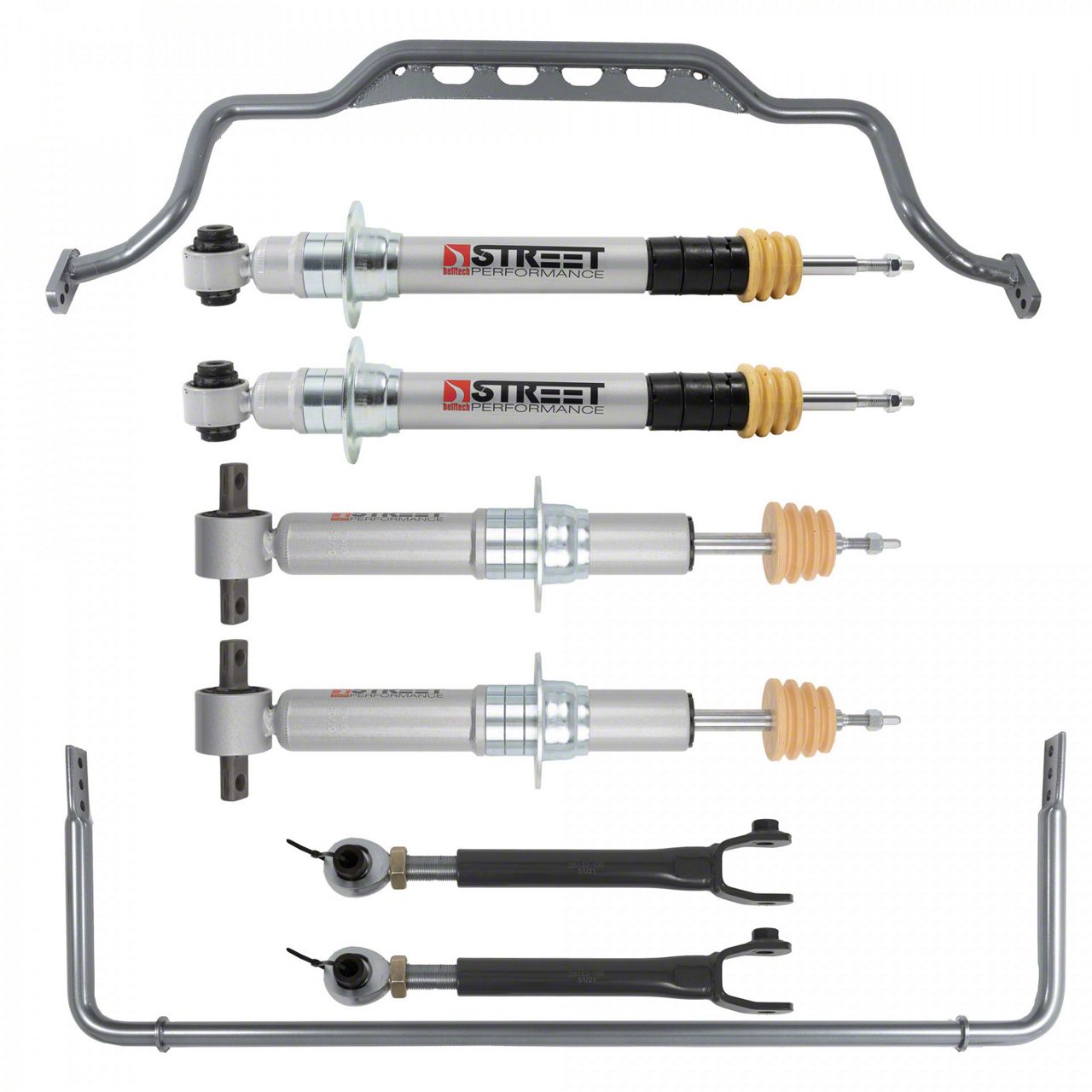 Belltech Yukon Lowering Kit with Street Performance Struts; 0 to 2.50 ...