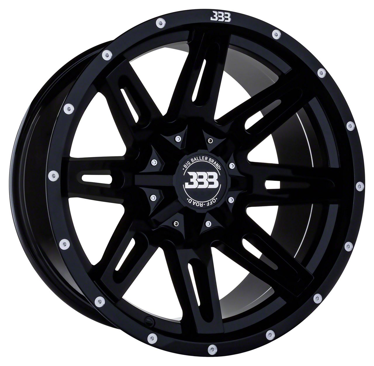 Big Baller Brand Silverado 1500 LB4 Gloss Black 6-Lug Wheel; 20x9; 0mm ...