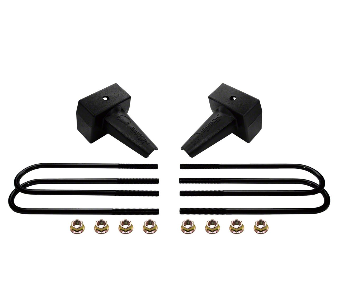 Bison Off-Road F-350 Super Duty 5-Inch Rear Lift Block Kit for 2-Piece ...