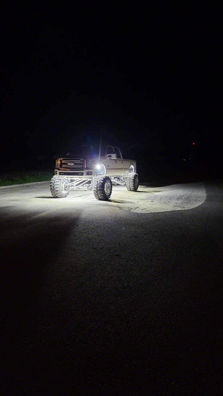 Black Flag Lighting Dakota 104 LED Chip Pure White Rock Lights ...