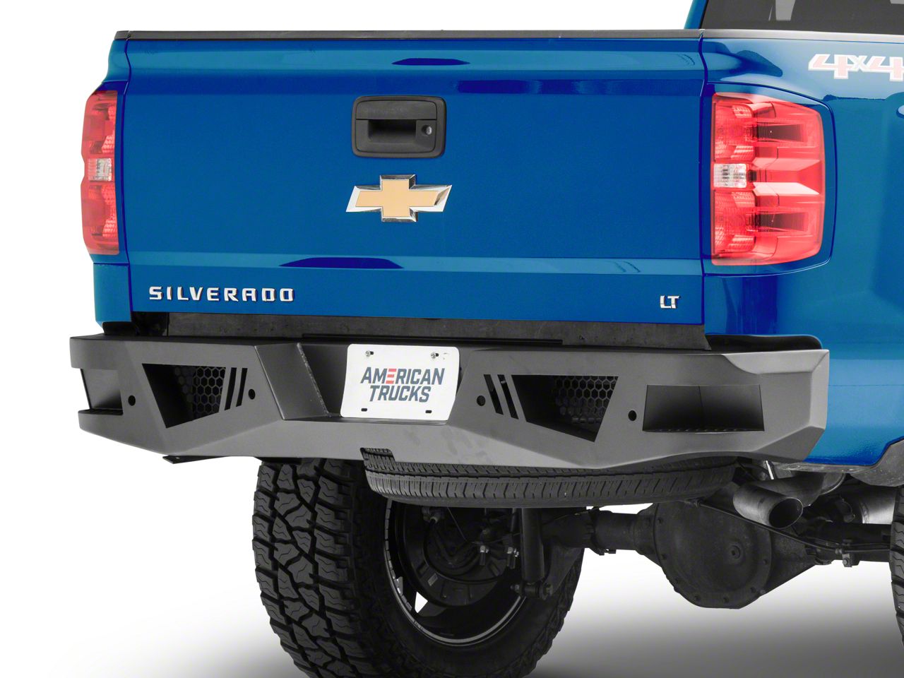 Silverado 1500 Heavy Duty Armour Rear Bumper (15-18 Silverado 1500 ...
