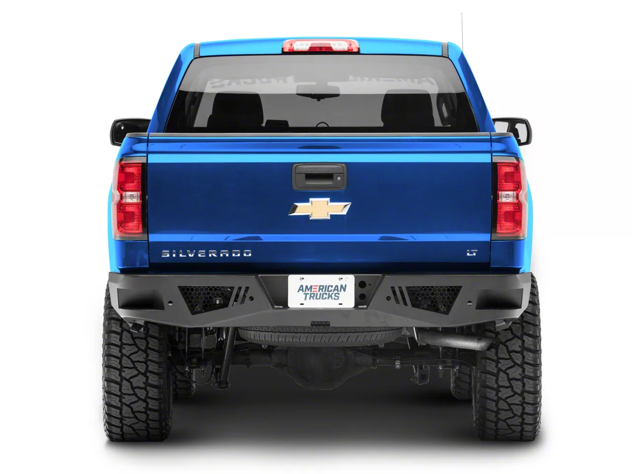 Silverado 1500 Heavy Duty Armour Rear Bumper (15-18 Silverado 1500 ...