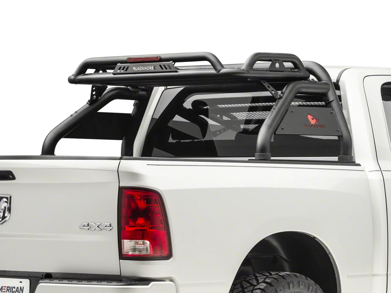 RAM 1500 Atlas Roll Bar; Black (09-18 RAM 1500 w/o Ram Box) - Free Shipping