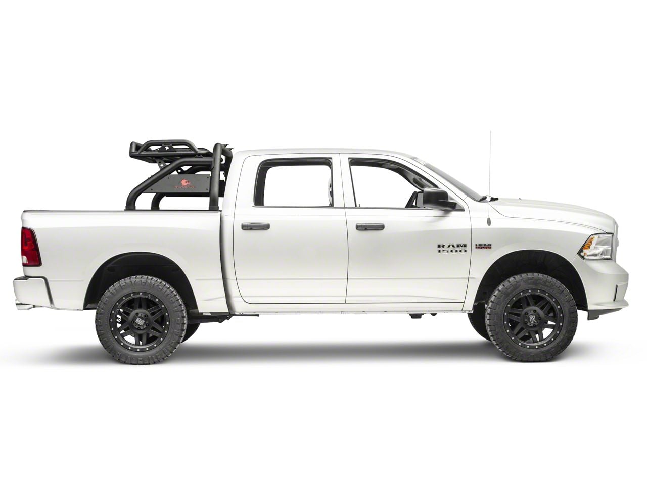 RAM 1500 Atlas Roll Bar; Black (09-18 RAM 1500 w/o Ram Box) - Free Shipping