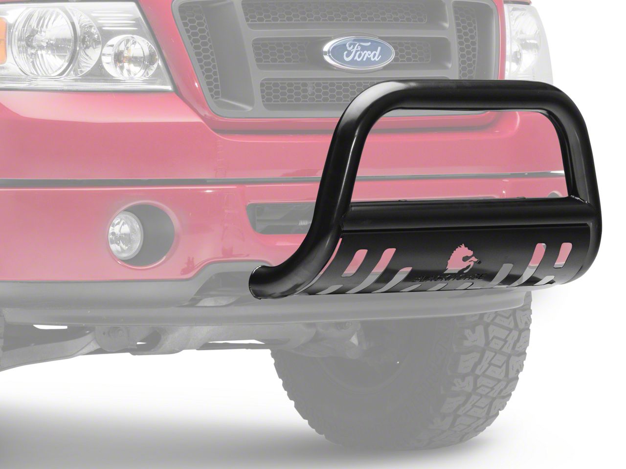 How to Install Black Horse Off Road Bull Bar w/ Black Skid Plate ...