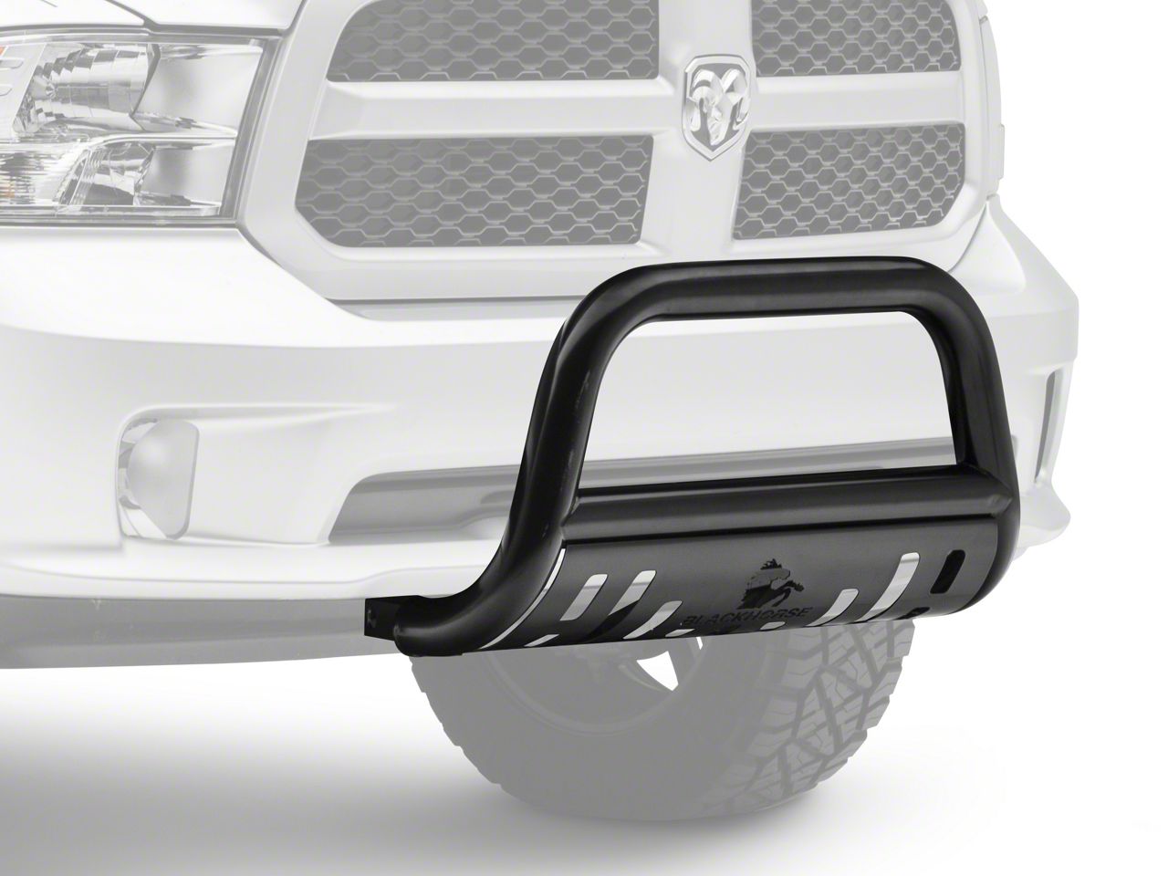 How to Install Black Horse Off Road Bull Bar w/ Black Skid Plate ...