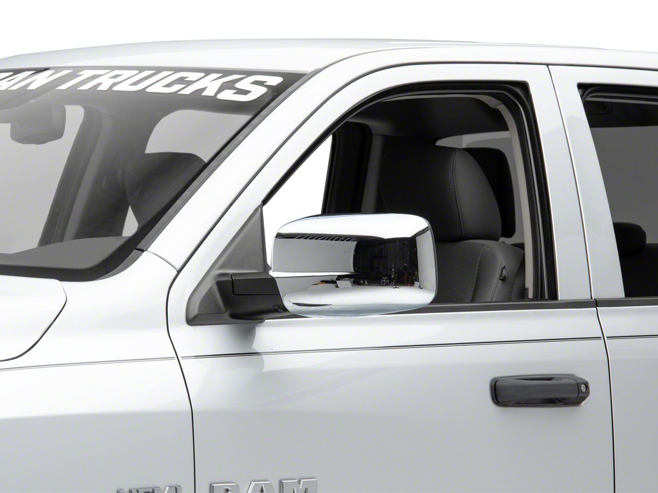 RAM 1500 Full Mirror Covers; Chrome (09-18 RAM 1500)