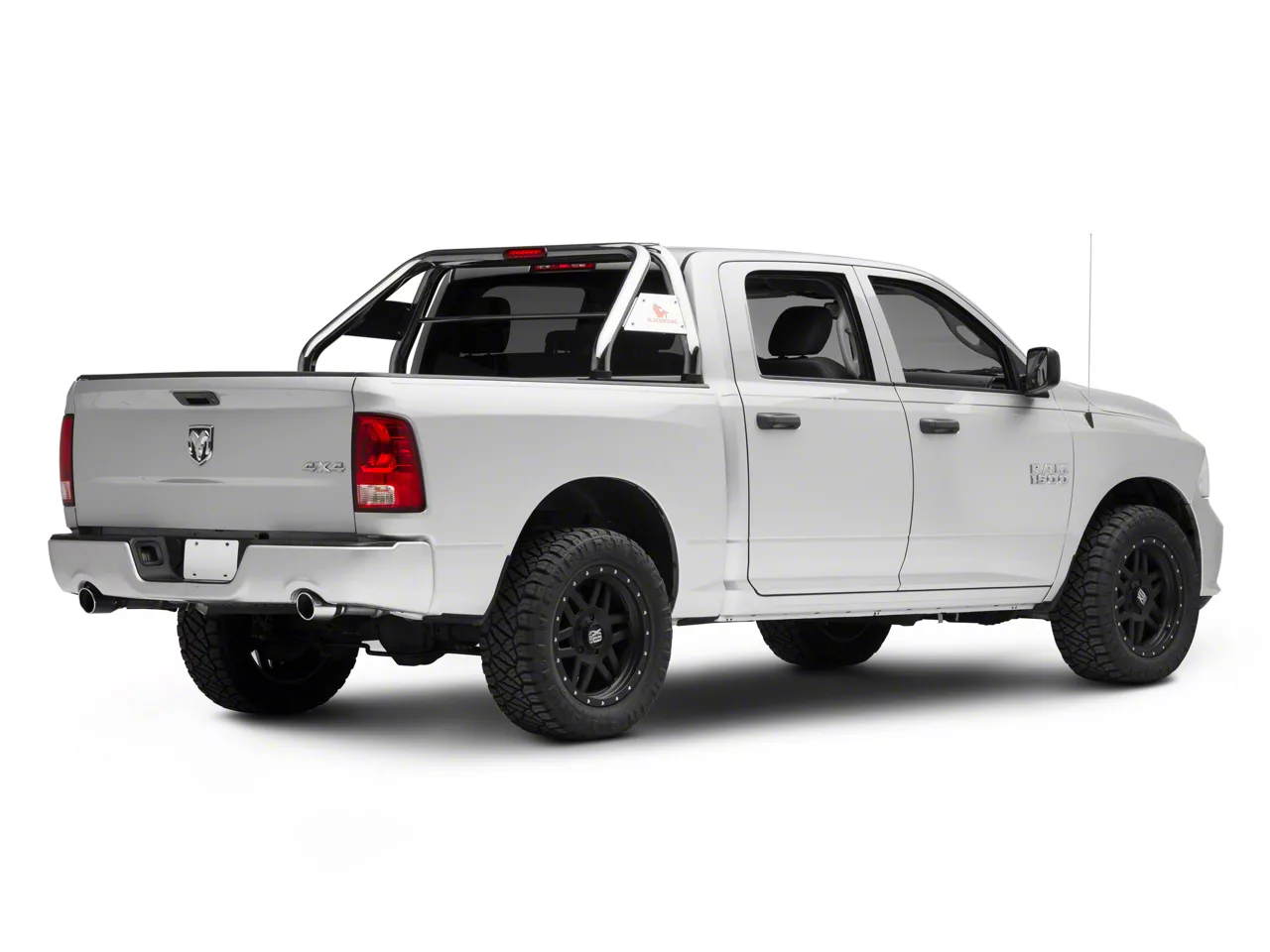 RAM 1500 Classic Roll Bar; Stainless Steel (09-18 RAM 1500 w/o RAM Box ...