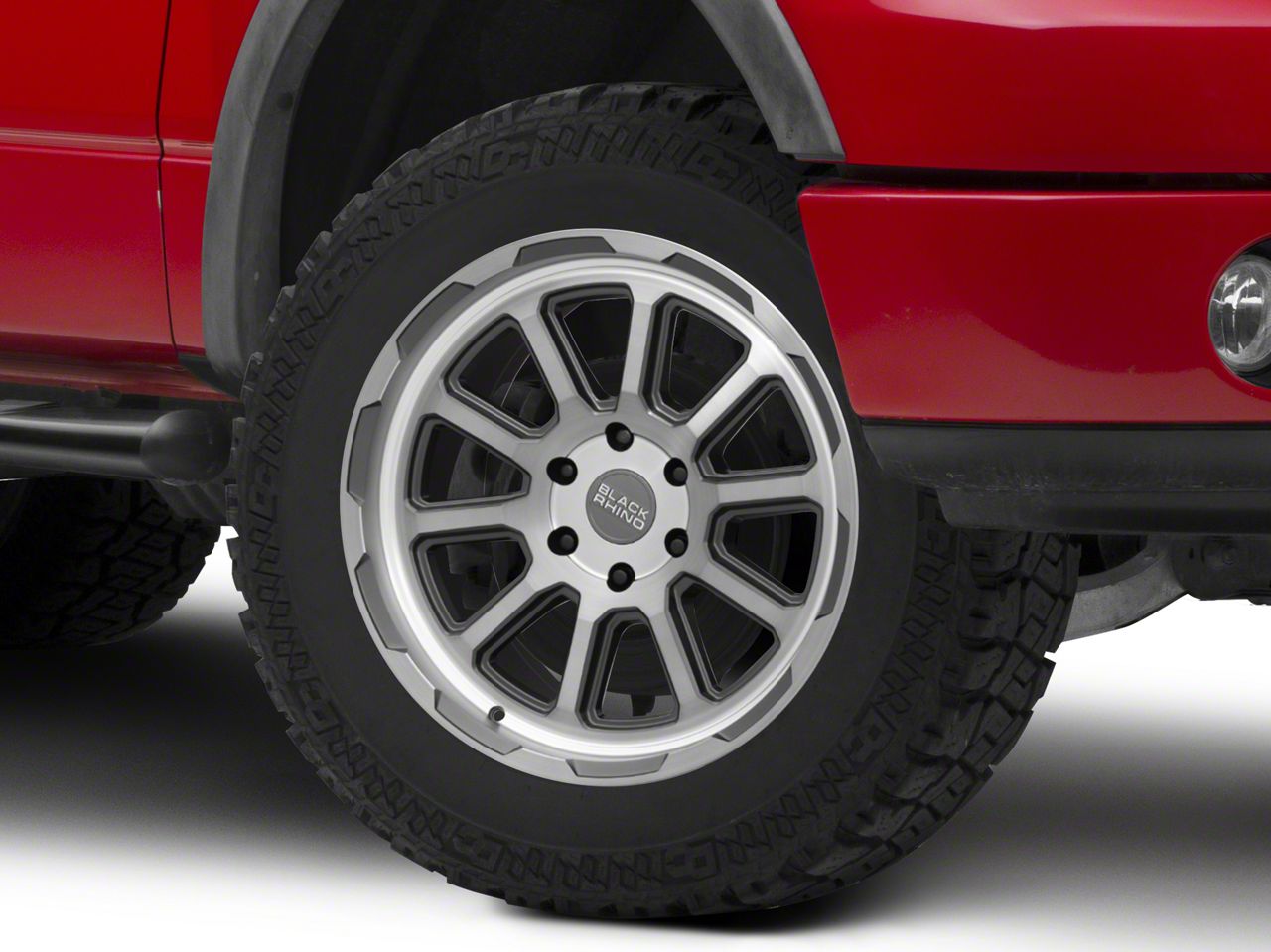 Black Rhino F-150 Chase Brushed Gunmetal 6-Lug Wheel; 20x9; 12mm Offset ...