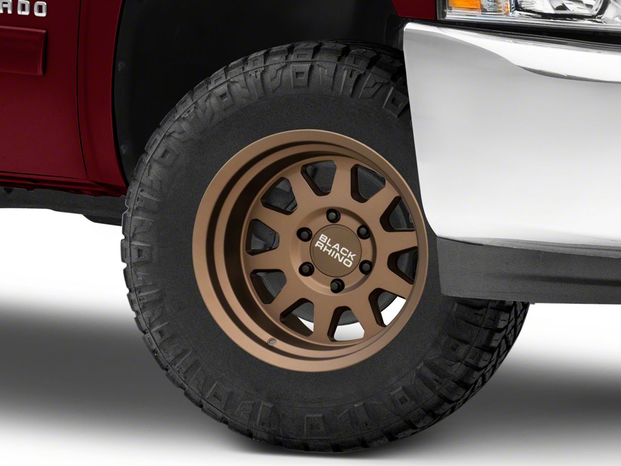 Black Rhino Silverado 1500 Stadium Matte Bronze 6-Lug Wheel; 17x9.5 ...