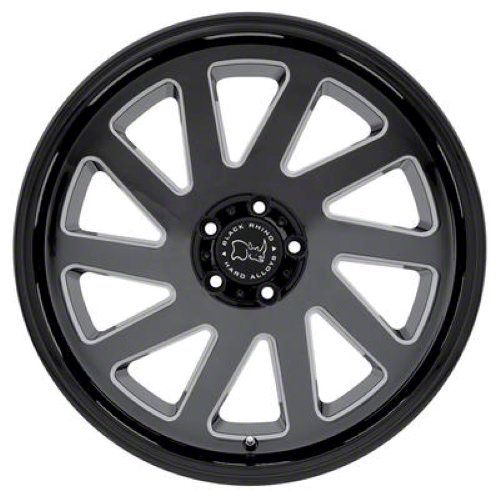 Black Rhino RAM 2500 Thrust Gloss Black Milled 8-Lug Wheel; 17x9.5; 6mm ...