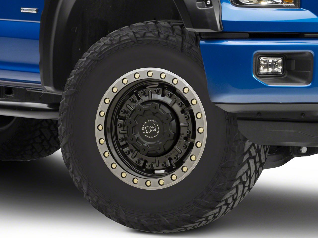 Black Rhino F-150 Abrams Gloss Gunblack with Machined Dark Tint 6-Lug ...