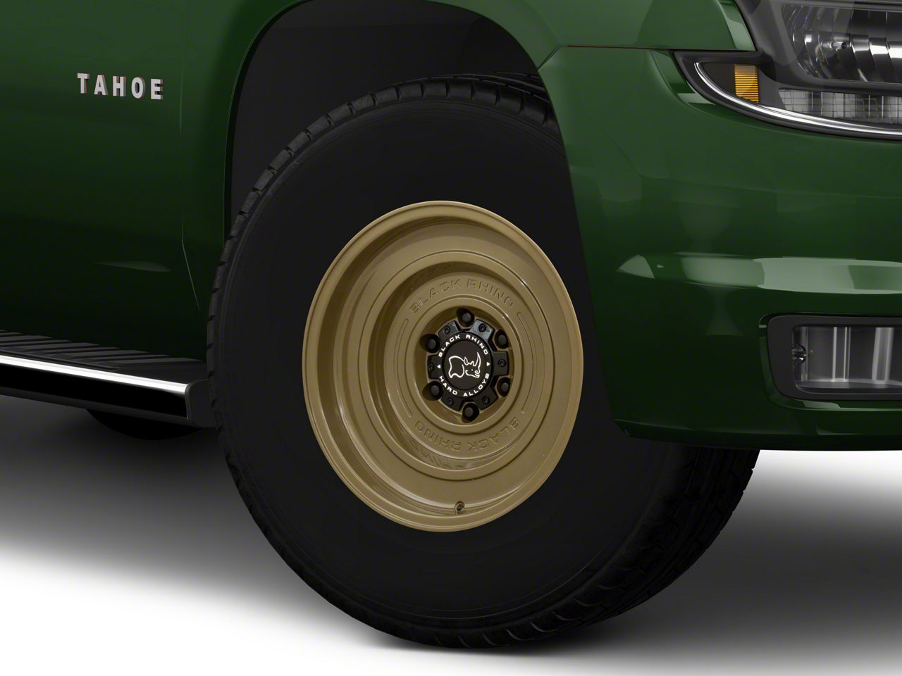 Black Rhino Tahoe Solid Gloss Alligator Green 6-Lug Wheel; 17x9.5 ...