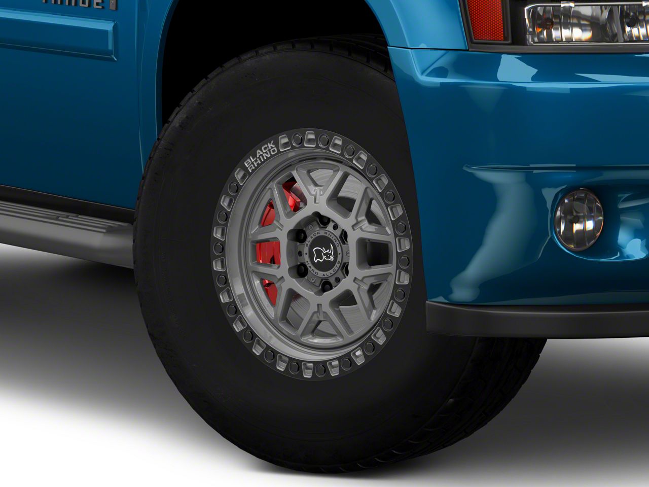 Black Rhino Yukon Kelso Battleship Gray 6-Lug Wheel; 17x9; -12mm Offset ...