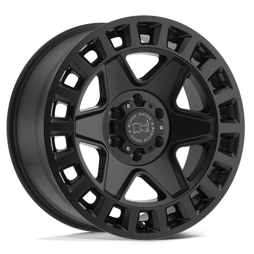 Black Rhino Yukon York Matte Black 6-Lug Wheel; 20x9; 12mm Offset ...