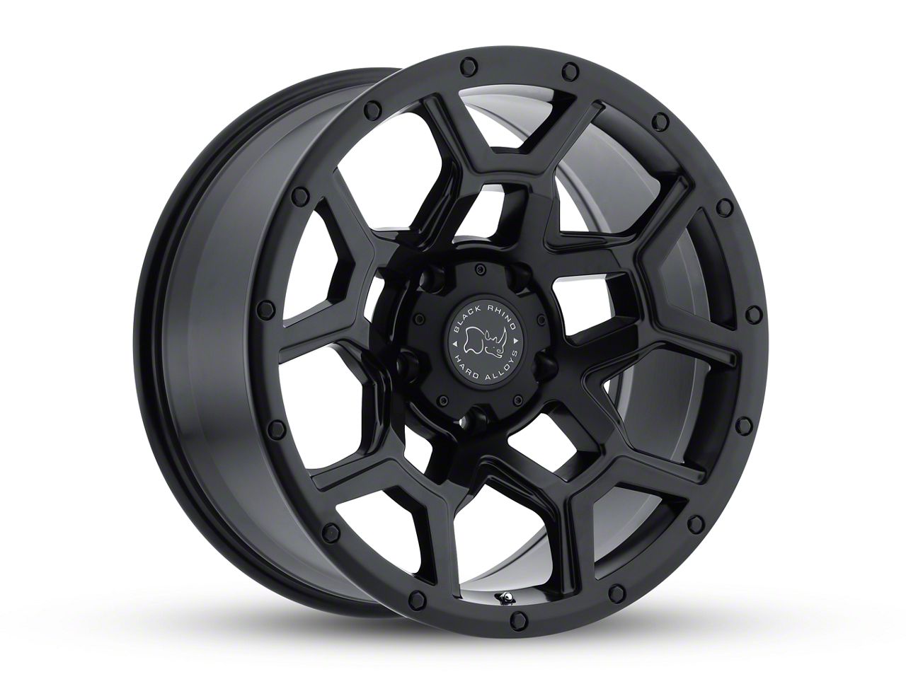 Black Rhino Sierra 1500 Overland Matte Black 6-Lug Wheel; 18x9.5; -18mm ...