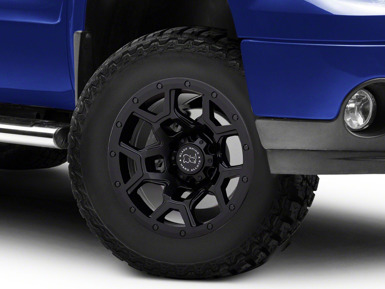 Black Rhino Sierra 1500 Overland Matte Black 6-Lug Wheel; 17x9.5; -18mm ...