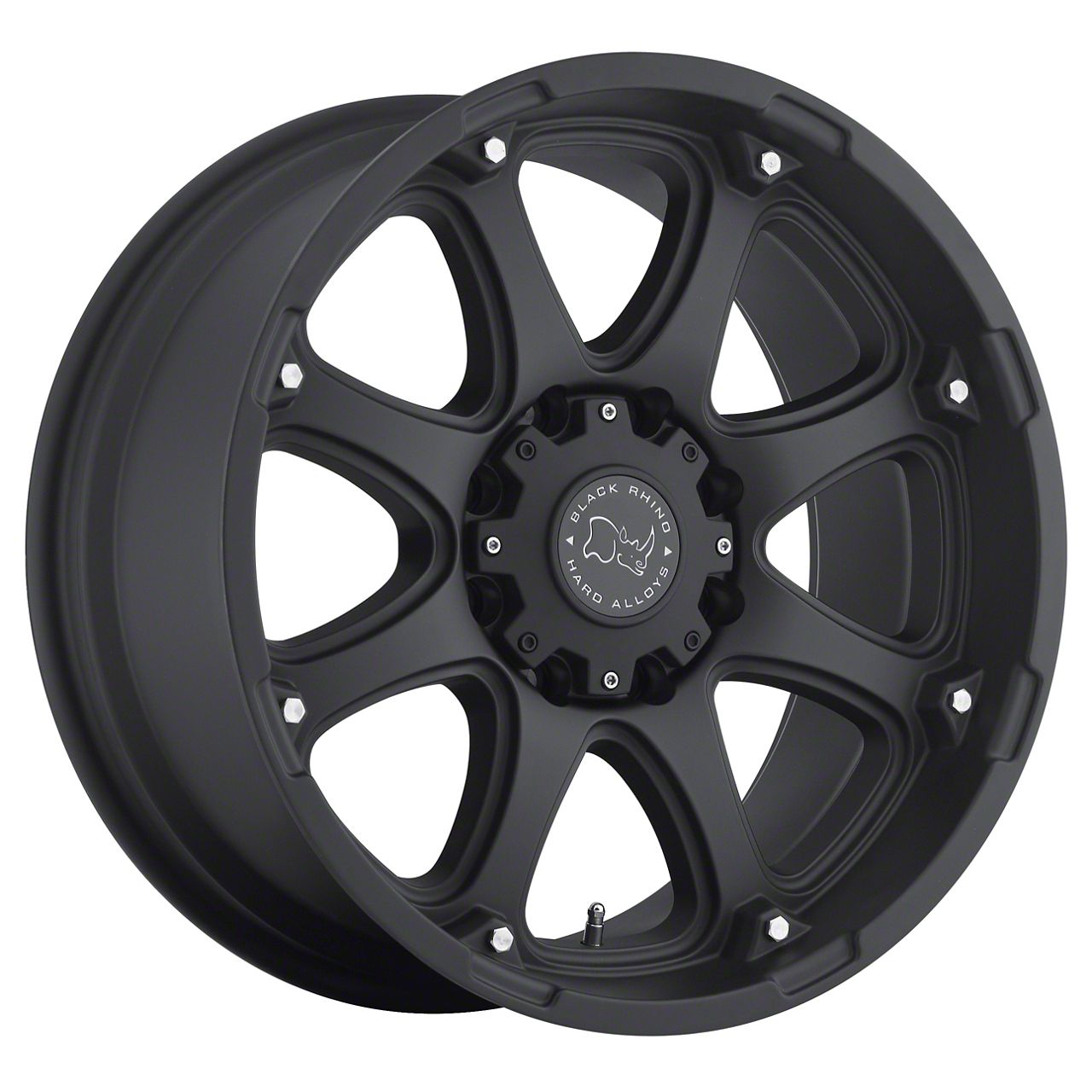 Black Rhino F-350 Super Duty Glamis Matte Black 8-Lug Wheel; 17x9; 12mm ...