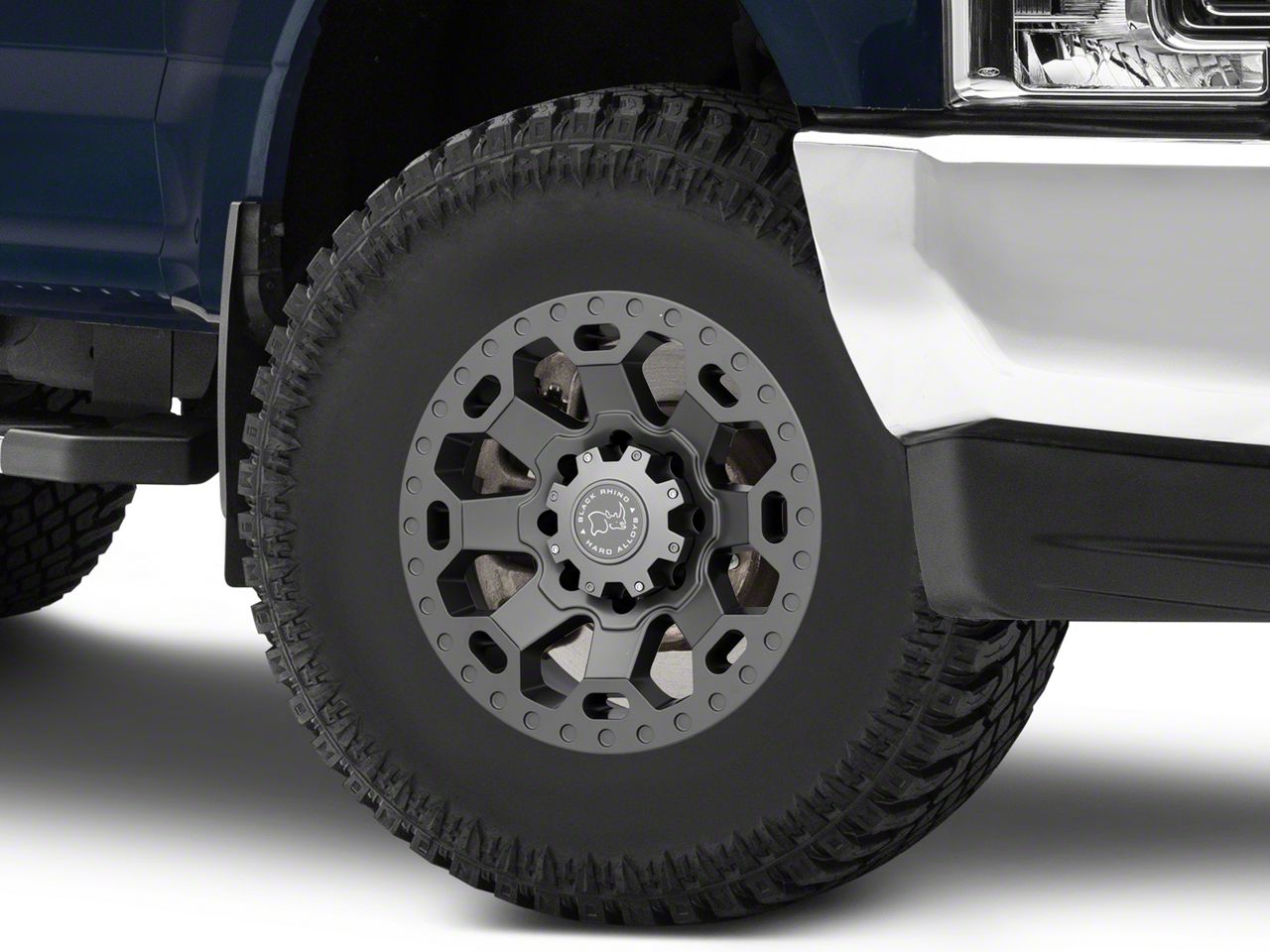 Black Rhino F-250 Super Duty Warlord Matte Gunmetal 8-Lug Wheel; 17x9 ...