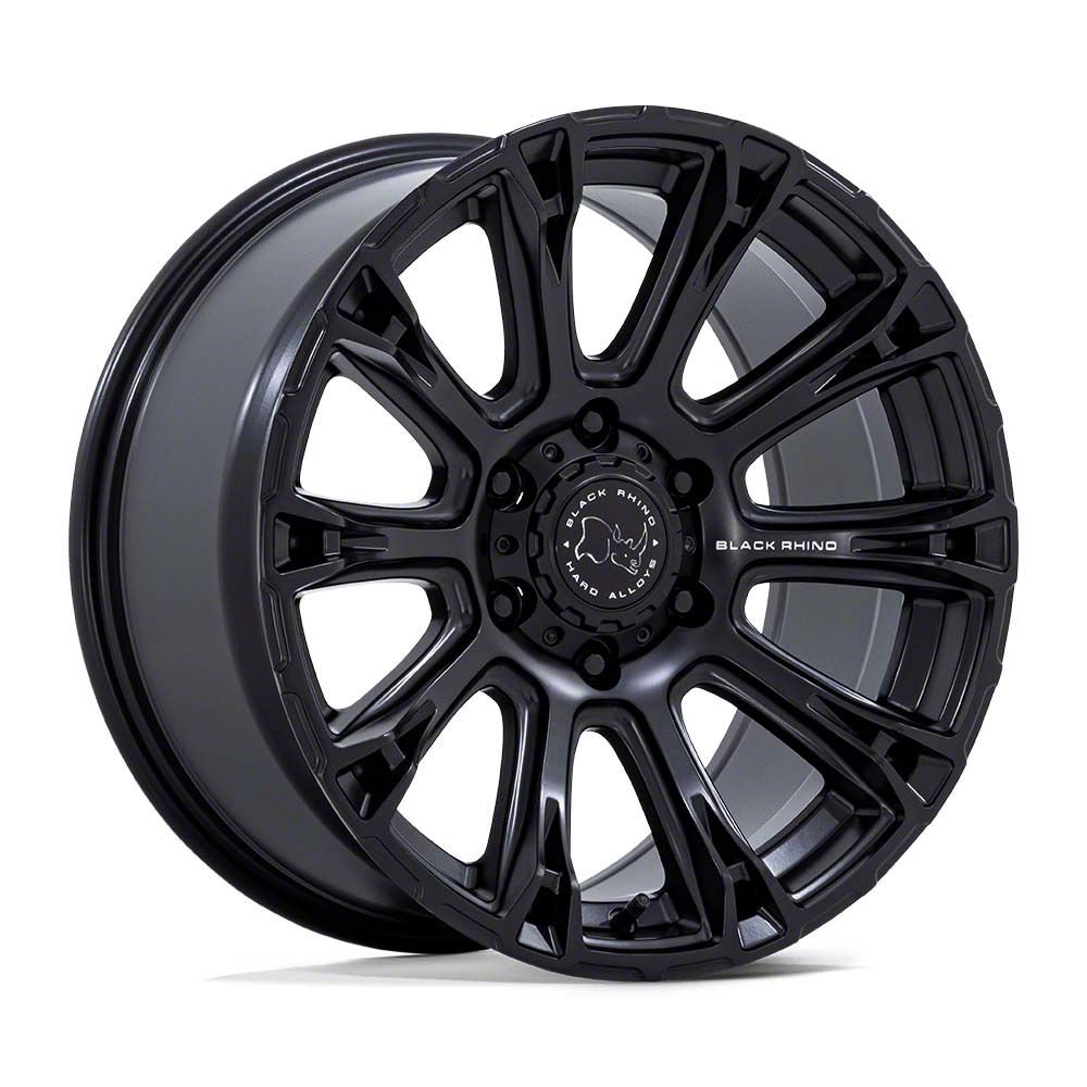 Black Rhino Sierra 1500 Diamondback Matte Black 6-Lug Wheel; 20x9; 12mm ...