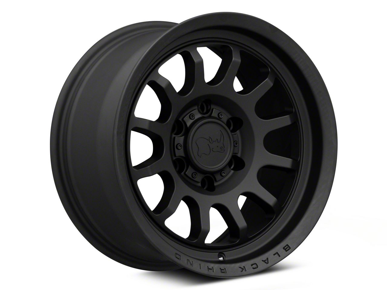Black Rhino Sierra 1500 Rapid Matte Black 6-Lug Wheel; 18x9.5; -18mm ...