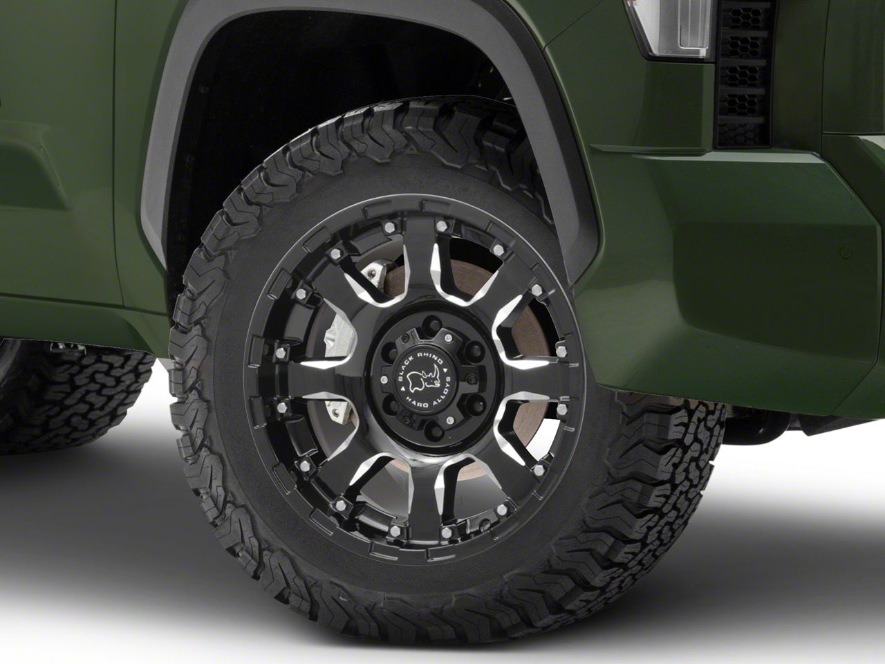 Black Rhino Sierra 1500 Sierra Gloss Black Milled 6-Lug Wheel; 20x9 ...