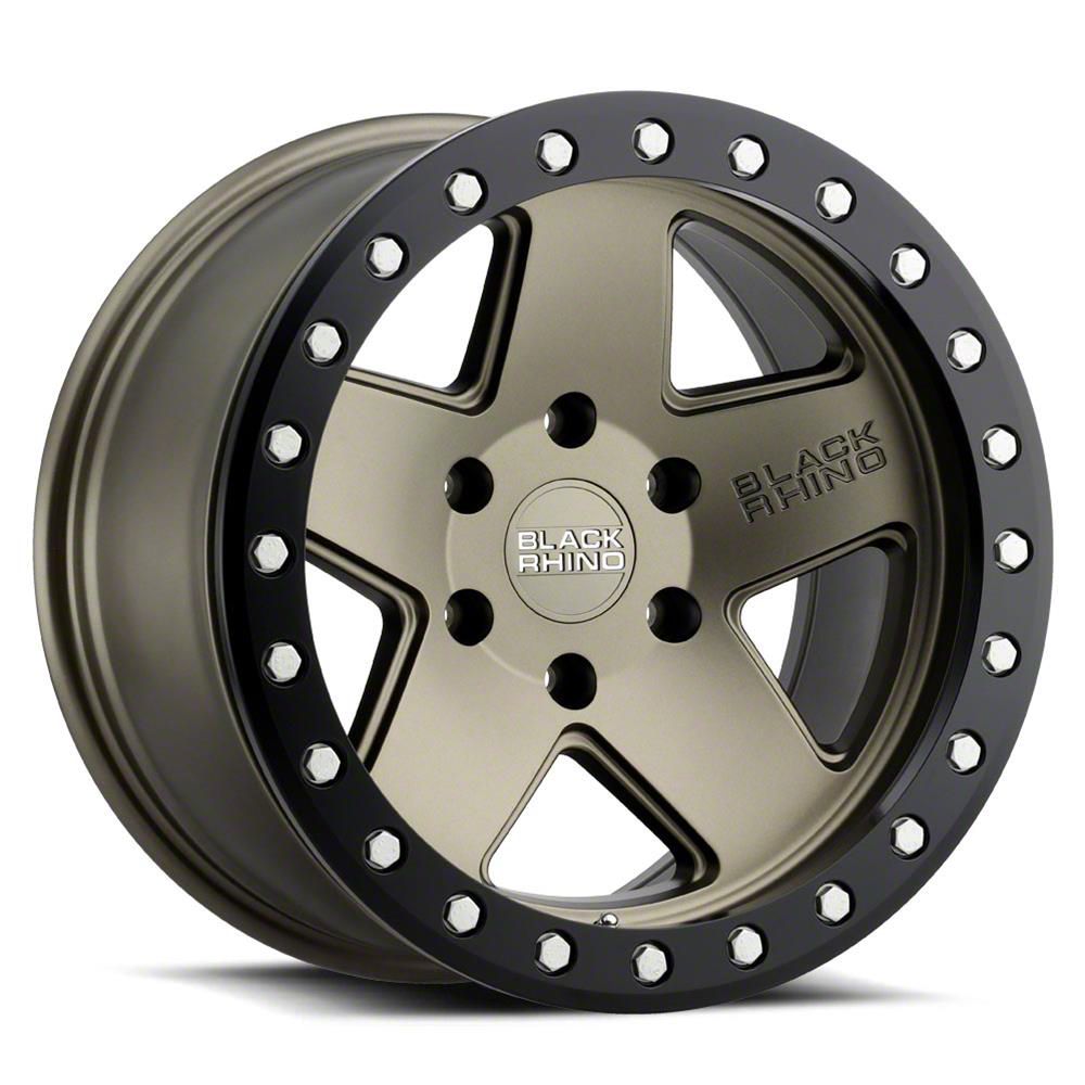 Black Rhino Silverado 1500 Crawler Matte Bronze with Black Ring 6-Lug ...