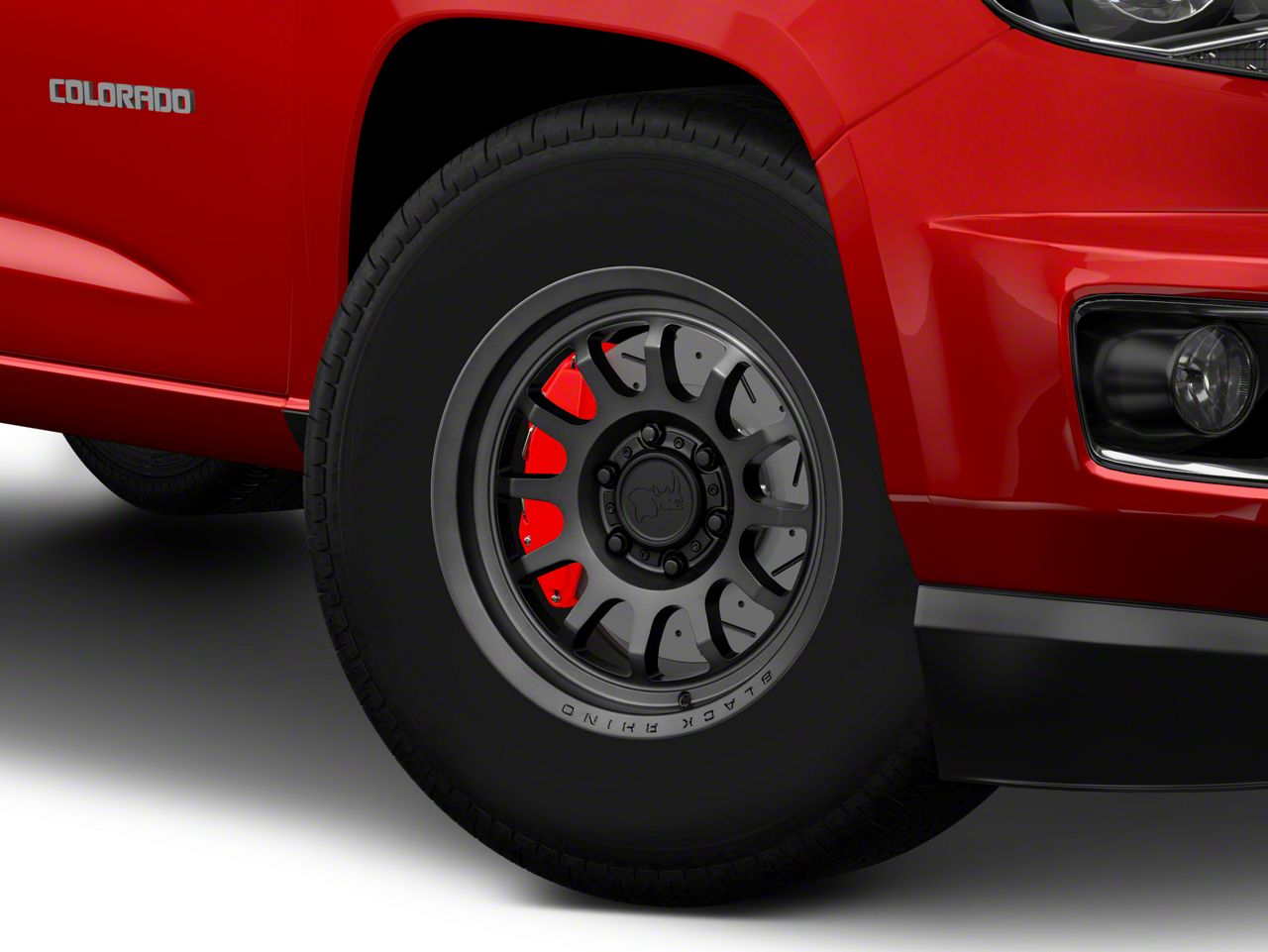 Black Rhino Colorado Rapid Matte Brushed Gunmetal 6-Lug Wheel; 17x9 ...
