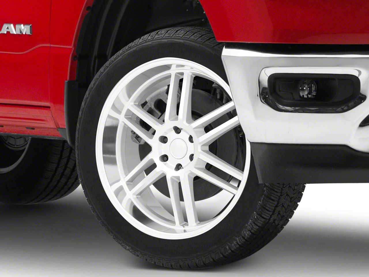 Black Rhino RAM 1500 Katavi Silver 6-Lug Wheel; 24x10; 20mm Offset ...