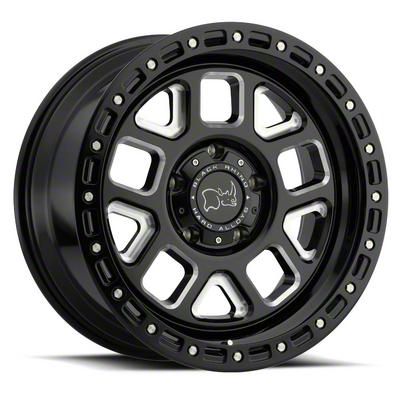 Black Rhino RAM 1500 Alpine Gloss Black Milled 6-Lug Wheel; 20x9.5 ...