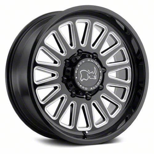 Black Rhino RAM 1500 Ocala Gloss Black Milled 8-Lug Wheel; 17x9.5; 12mm ...