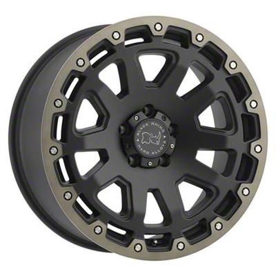 Black Rhino RAM 1500 Razorback Matte Black with Machined Dark Tint Lip ...